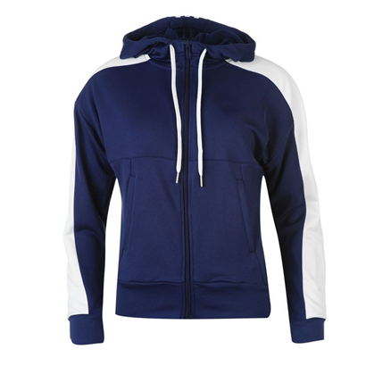 Wholesale Navy Blue and White Sports Tracksuit Top USA, Canada